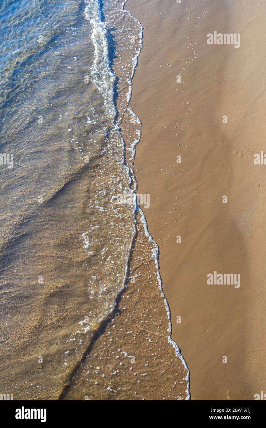 Aerial sandy beach view vertical hi-res stock photography and images ...