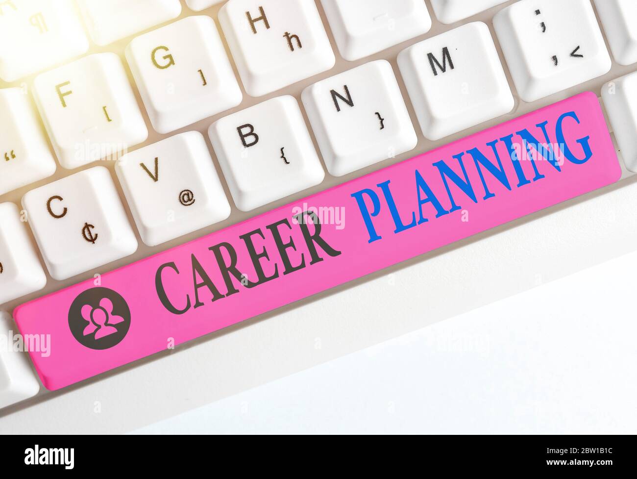 Writing note showing Career Planning. Business concept for ...