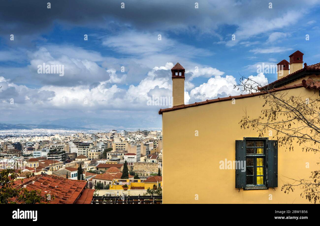 Traditional Buildings in Athens, Greece Stock Photo - Alamy