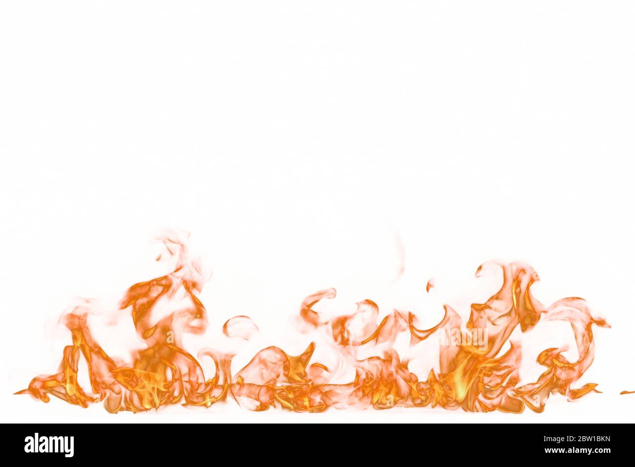 Fire flames isolated on white background Stock Photo - Alamy