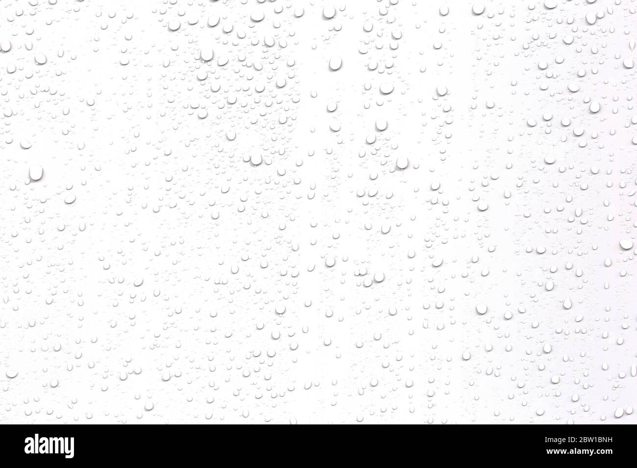 Abstract water droplets isolated background with white background Stock ...