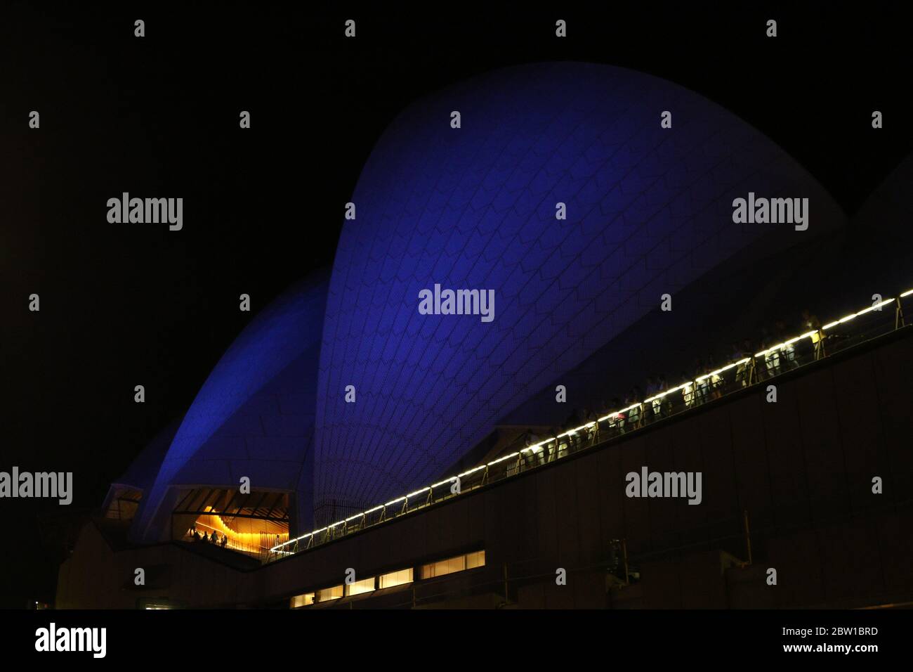 The Sydney Opera House was lit up in blue to mark the ninth annual ...