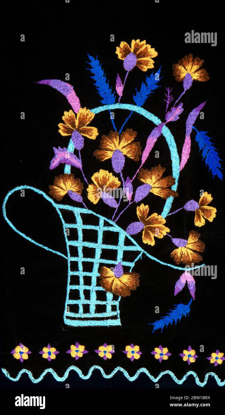 Ukrainian embroidery, folk arts and crafts Stock Photo - Alamy