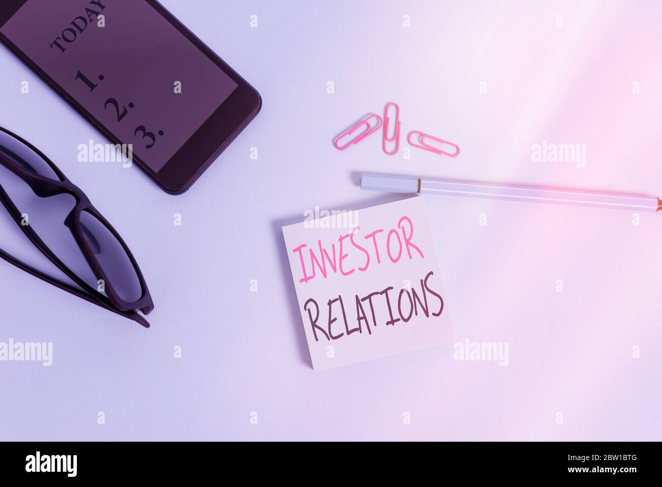 Word writing text Investor Relations. Business photo showcasing ...