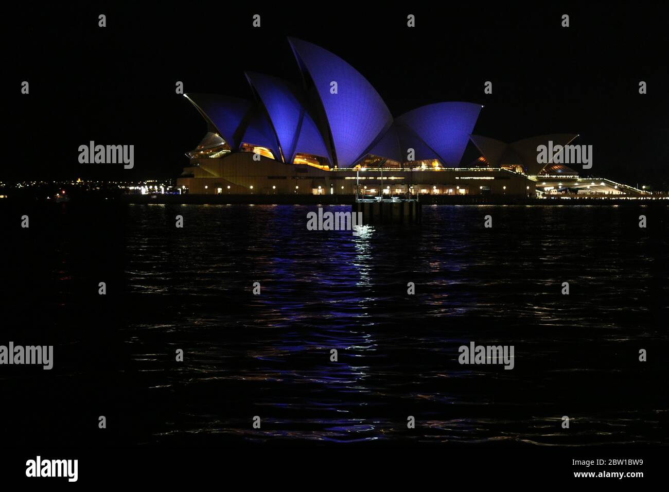 The Sydney Opera House was lit up in blue to mark the ninth annual ...