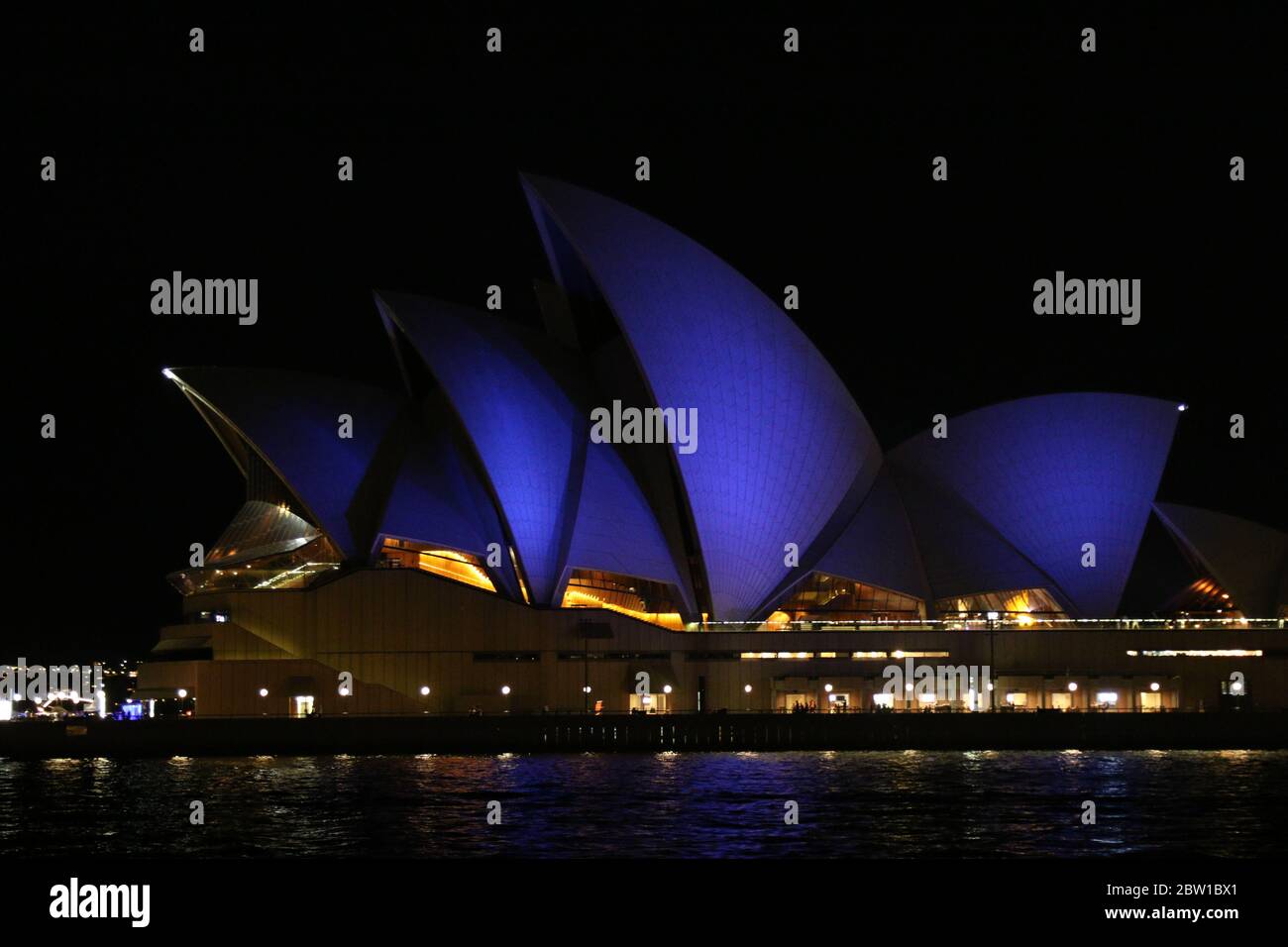 The Sydney Opera House was lit up in blue to mark the ninth annual ...