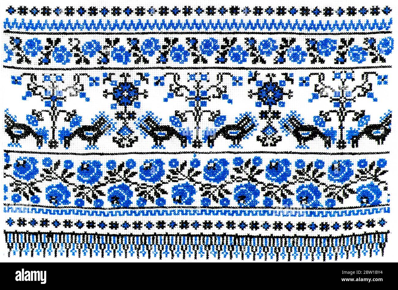 Ukrainian embroidery, folk arts and crafts Stock Photo - Alamy