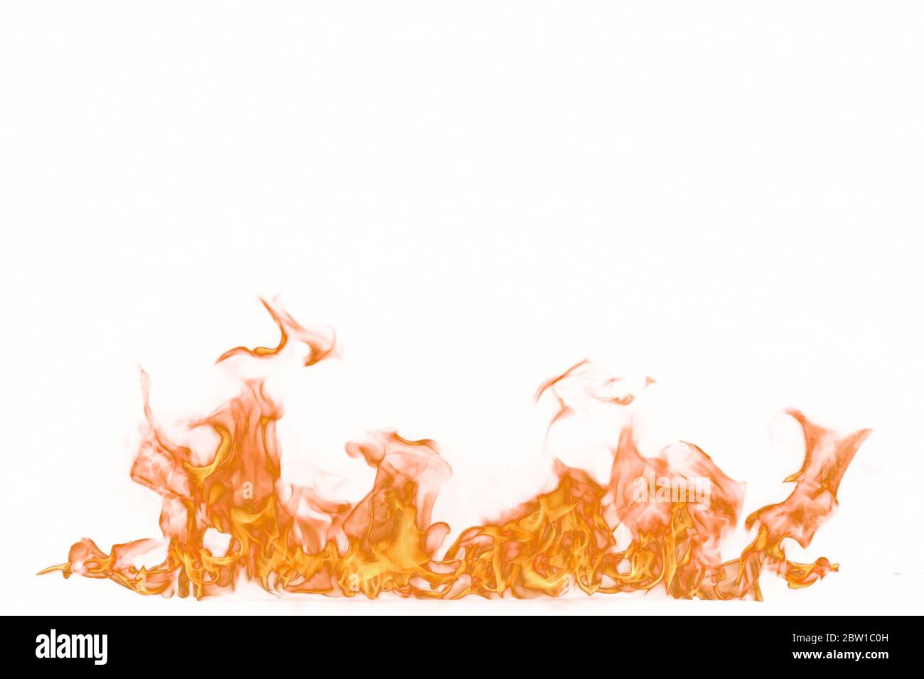 Fire flames isolated on white background Stock Photo - Alamy