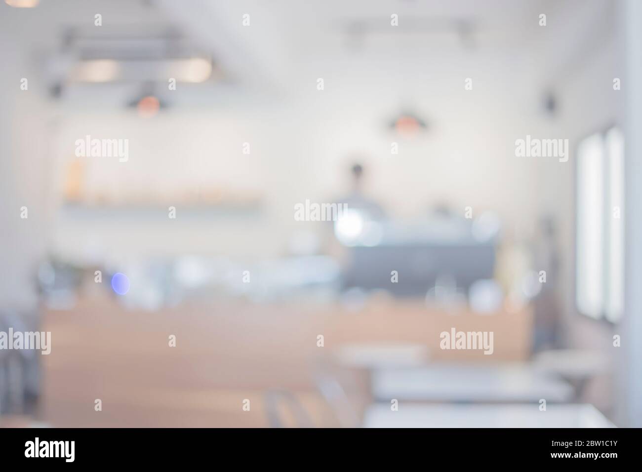 Abstract blurred cafe background Stock Photo - Alamy