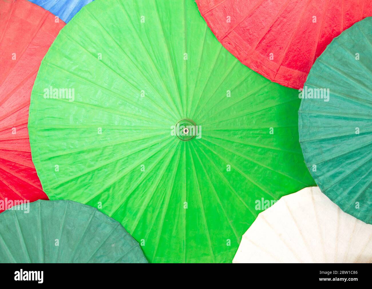 Umbrellas, handmade in Chiang Mai, Thailand Stock Photo - Alamy