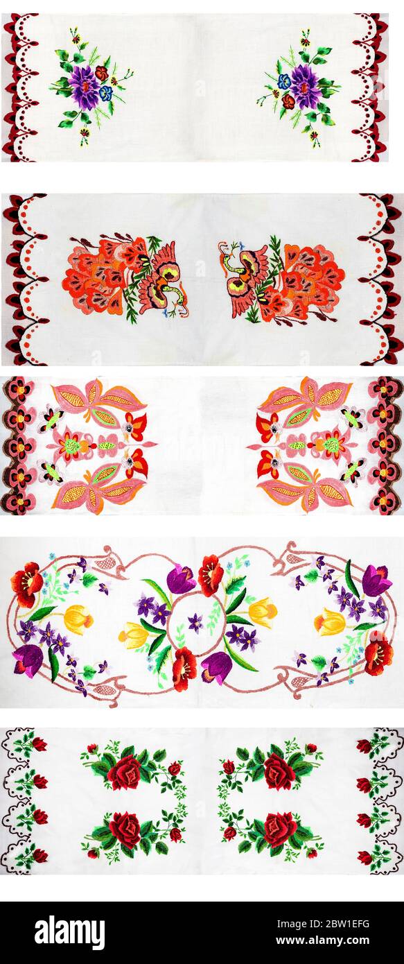 Ukrainian embroidery, folk arts and crafts Stock Photo - Alamy