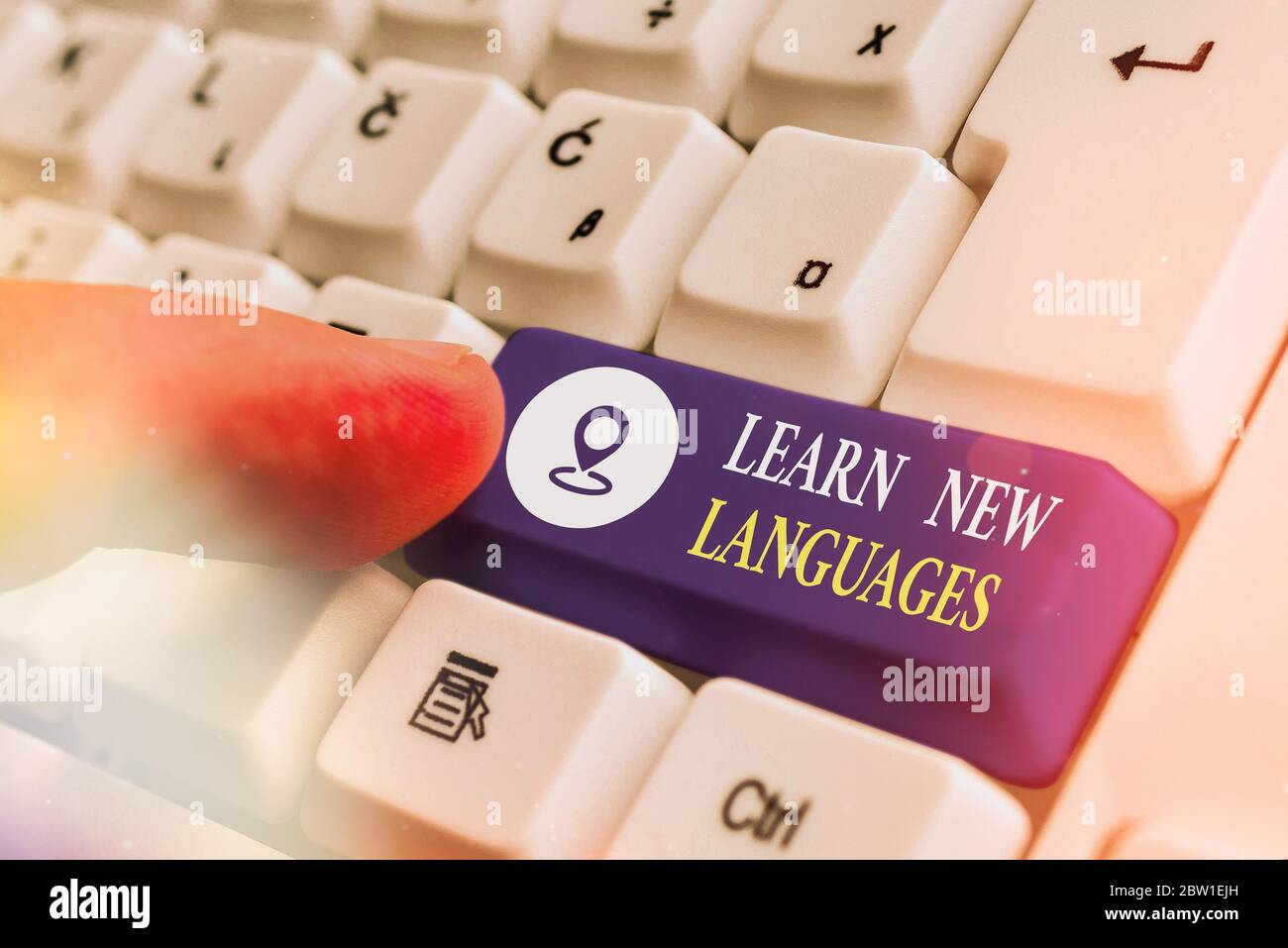 Handwriting text Learn New Languages. Conceptual photo developing ...