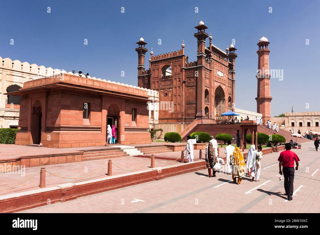 Main gate of Badshahi Mosque, Lahore Fort, Lahore, Punjab Province ...