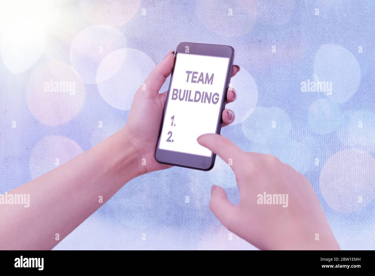 Handwriting text Team Building. Conceptual photo various types of ...