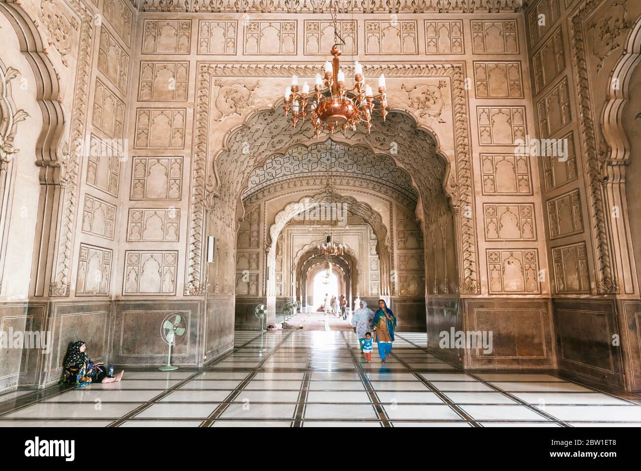 Inside Badshahi Mosque
