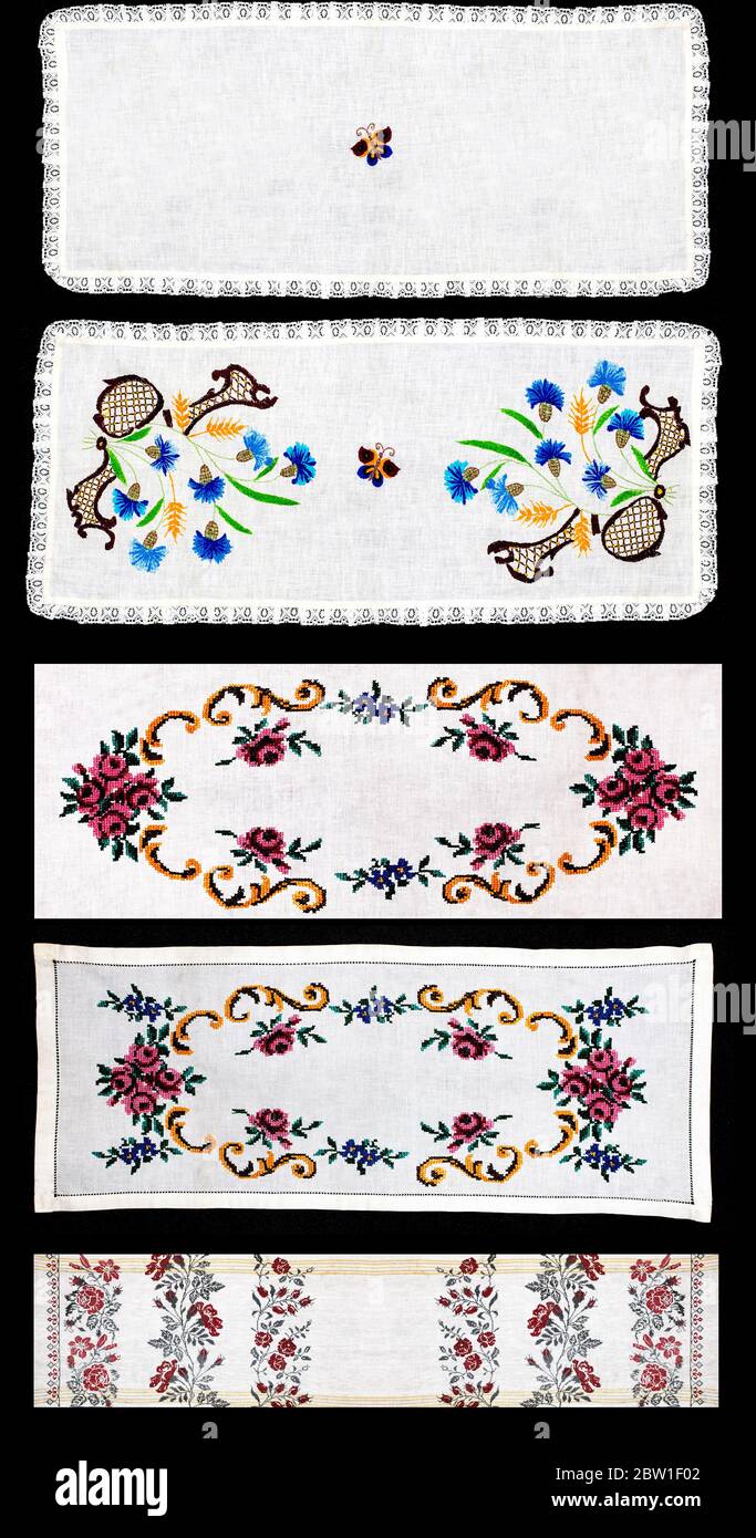Ukrainian embroidery, folk arts and crafts Stock Photo - Alamy