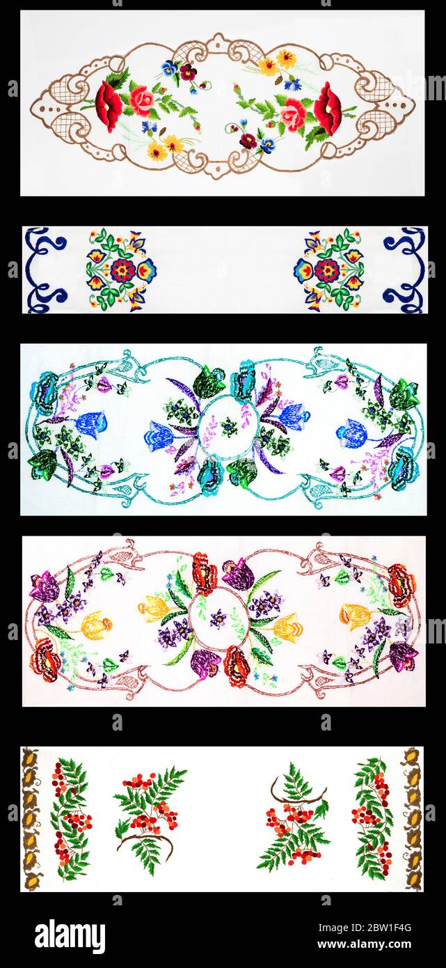Ukrainian embroidery, folk arts and crafts Stock Photo - Alamy