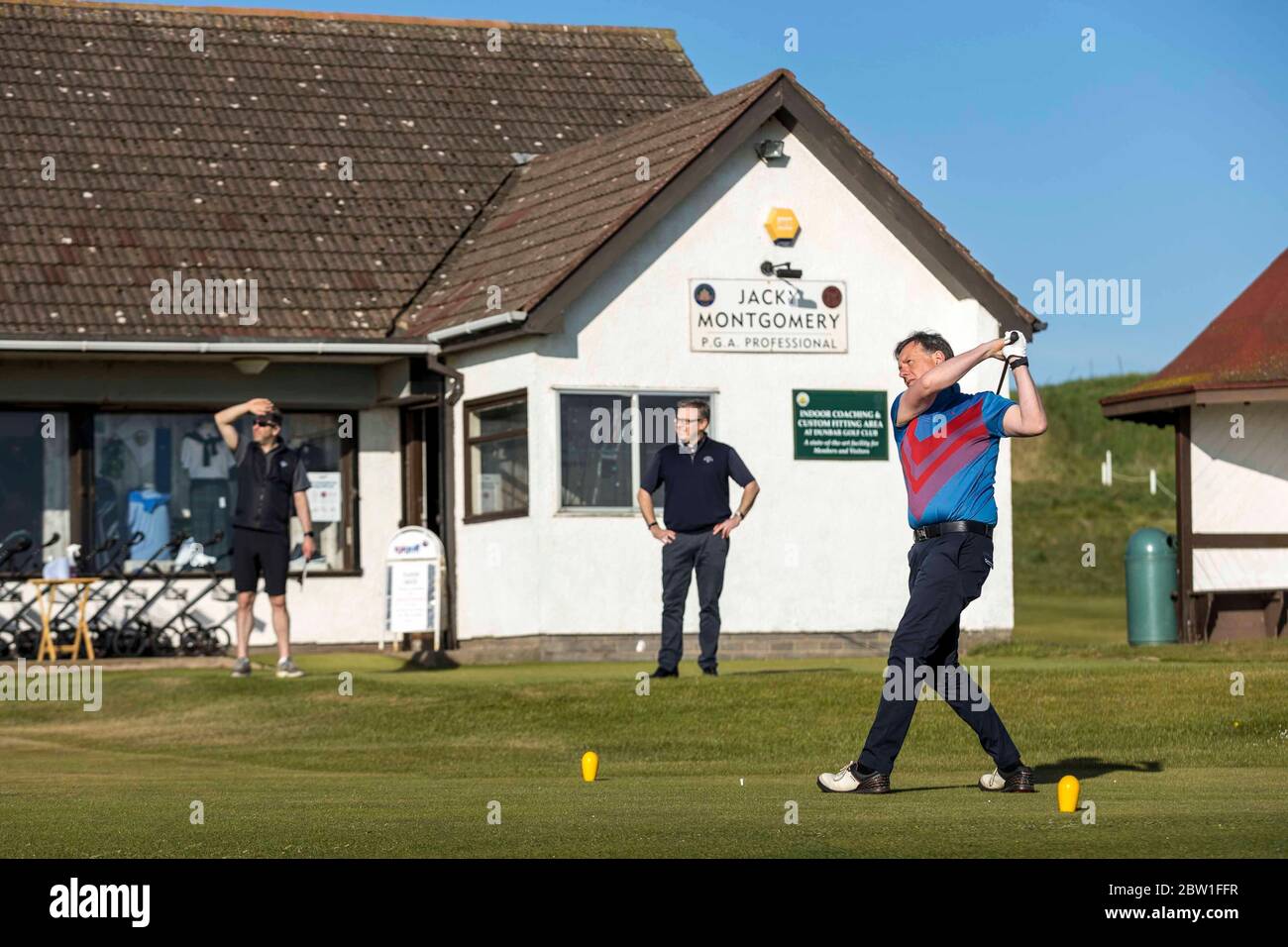 Dunbar, United Kingdom. 29 May, 2020 Pictured: Mike Gilmartin in the ...