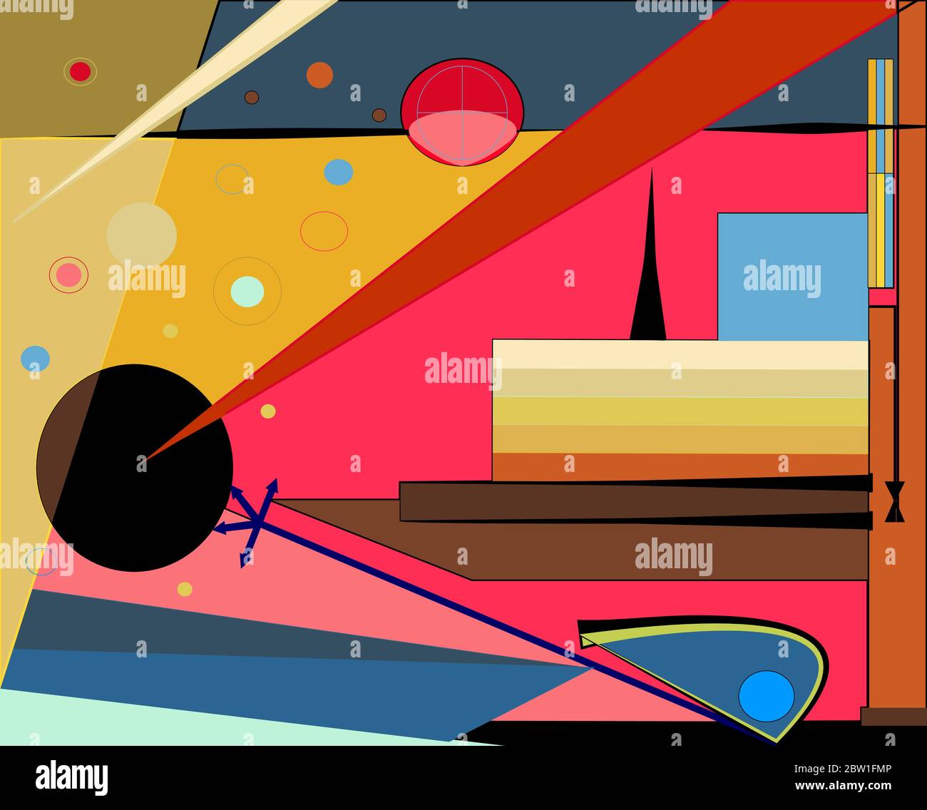 Abstract background, fantasy landscape,science fiction Stock Vector ...