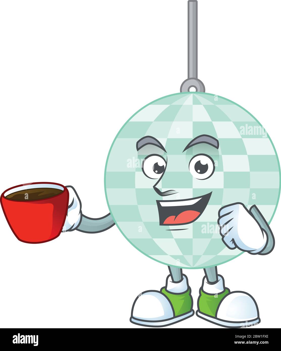 Glitter coffee Stock Vector Images - Alamy