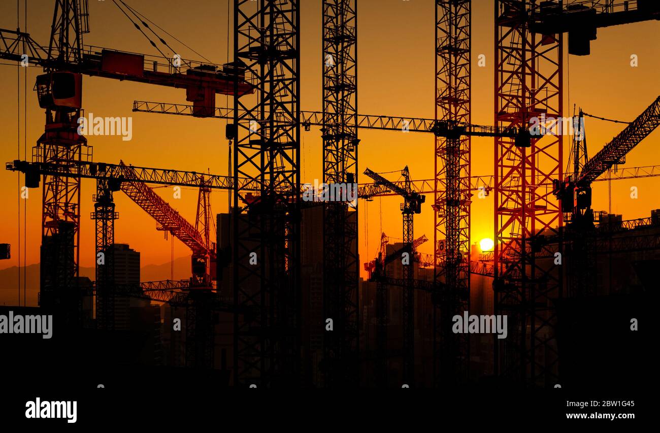 Scenic urban construction site view hi-res stock photography and images ...