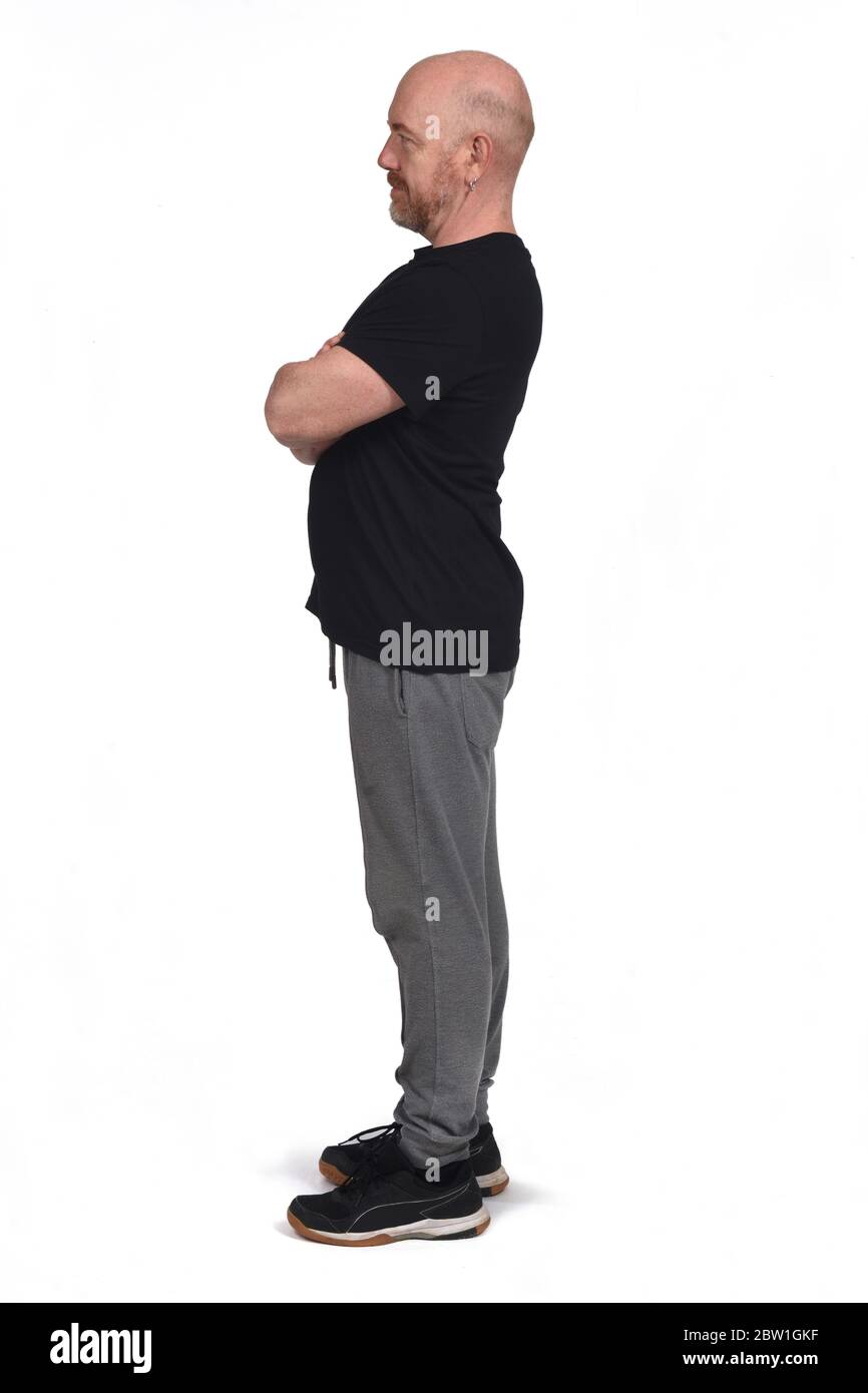 Side profile man beard Cut Out Stock Images & Pictures - Alamy