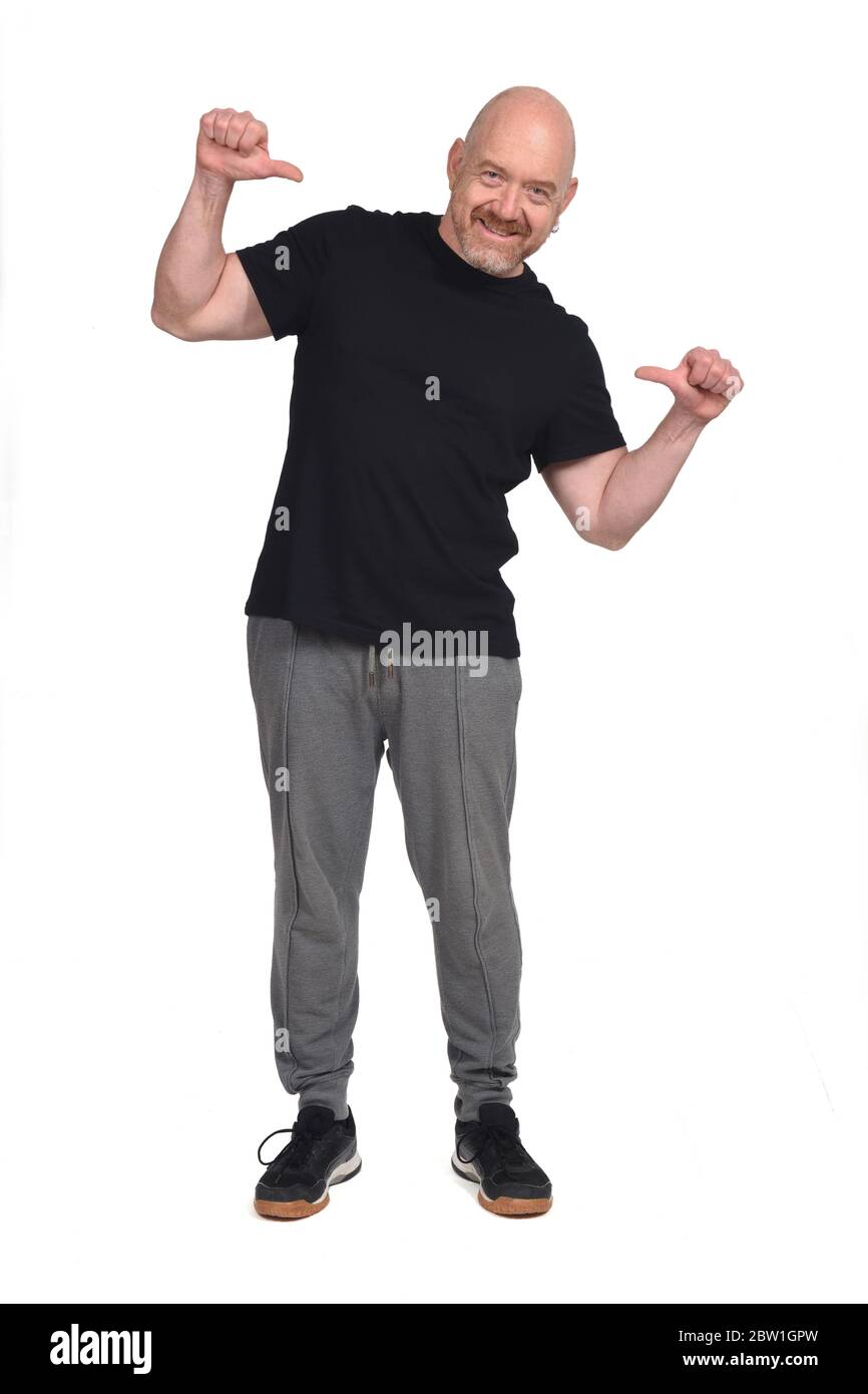 Handsome man looking himself Cut Out Stock Images & Pictures - Alamy