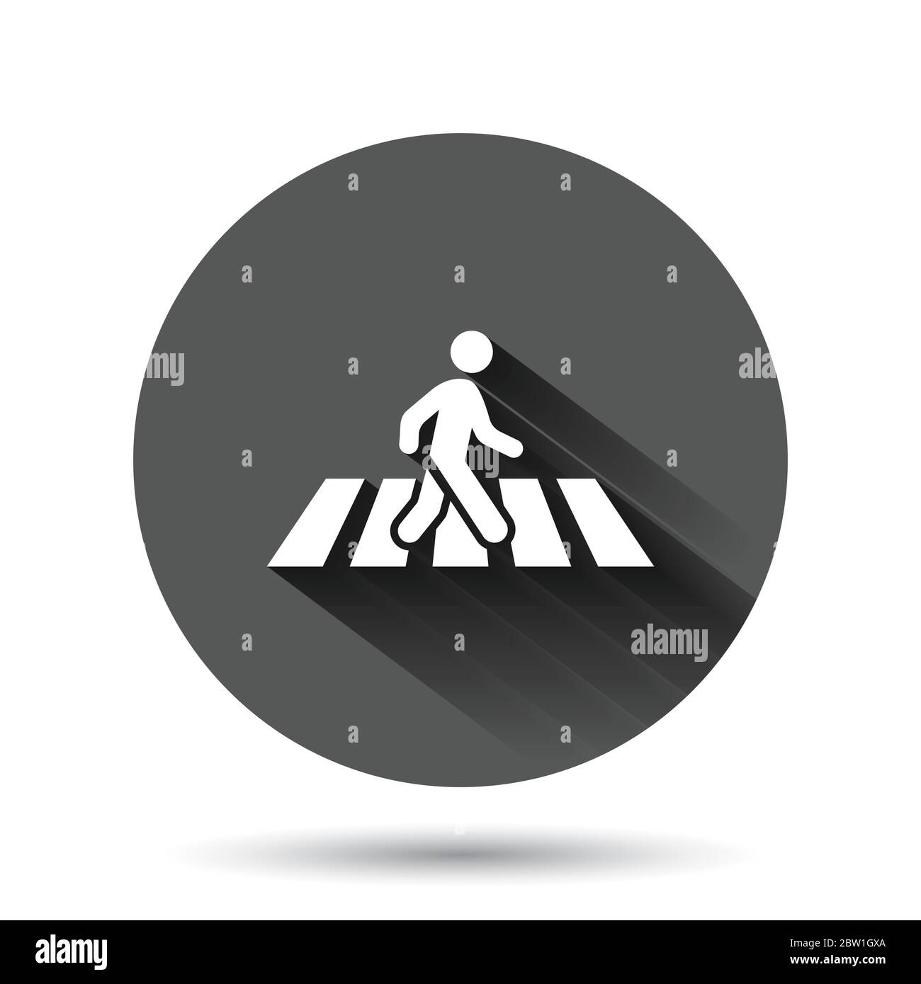 Street sign on walkway Cut Out Stock Images & Pictures - Alamy