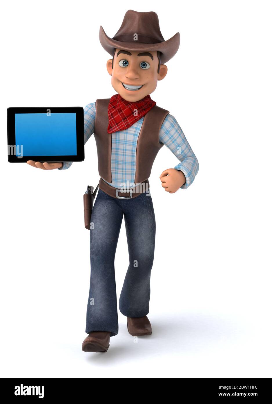 Computer cowboy Cut Out Stock Images & Pictures - Alamy