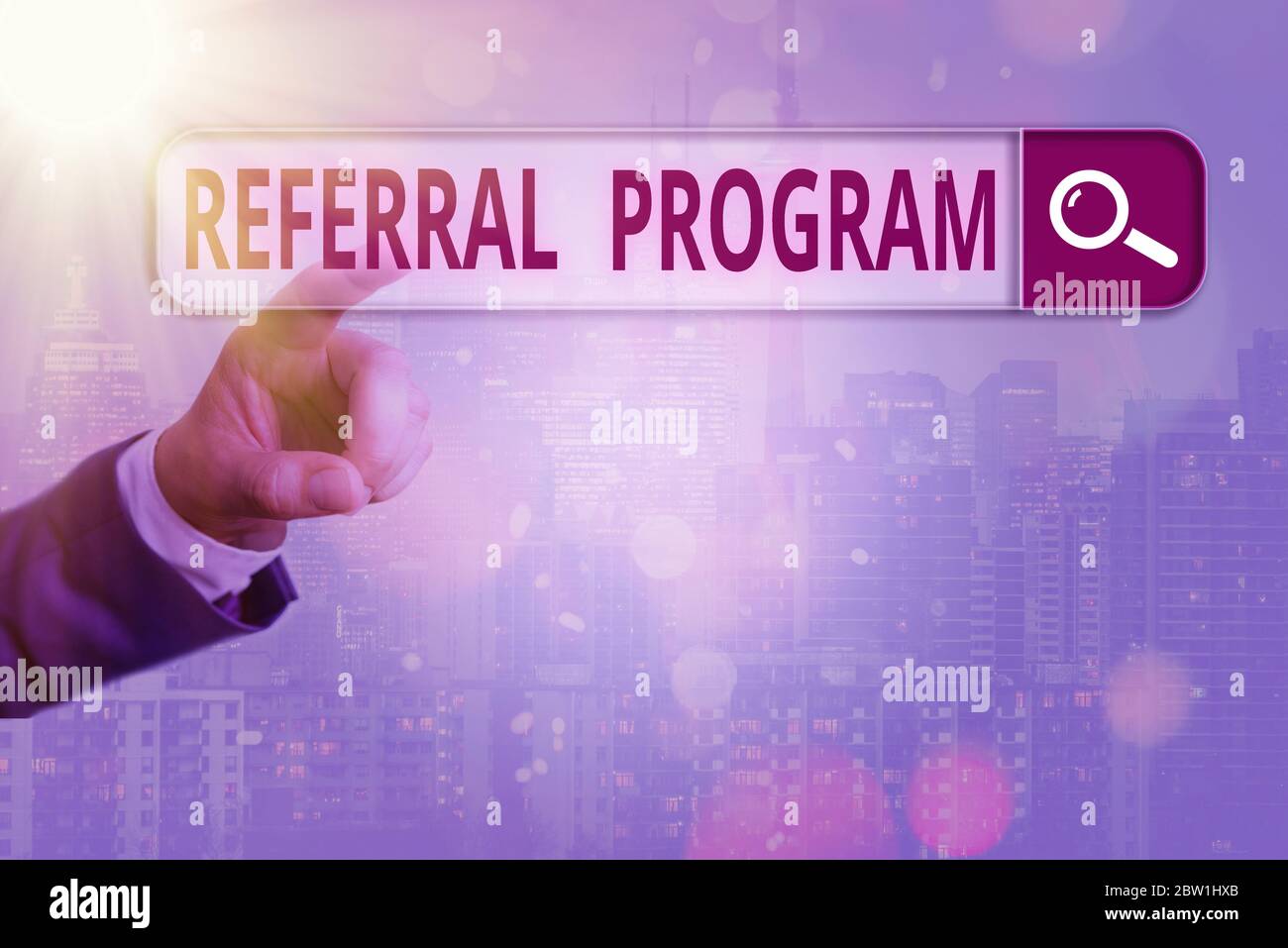Conceptual hand writing showing Referral Program. Concept meaning ...