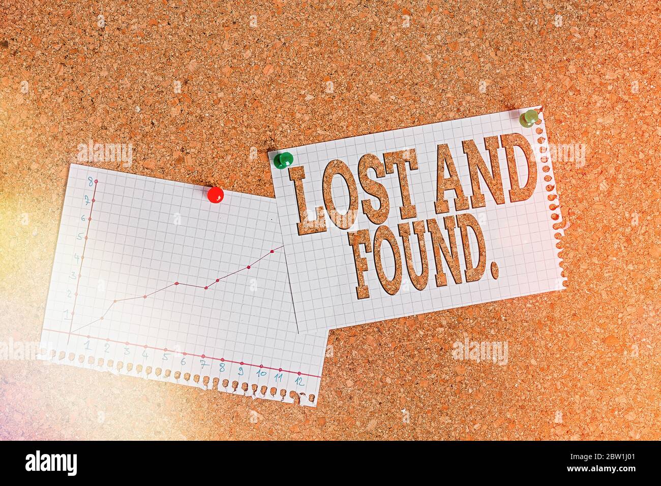Conceptual hand writing showing Lost And Found. Concept meaning a place ...