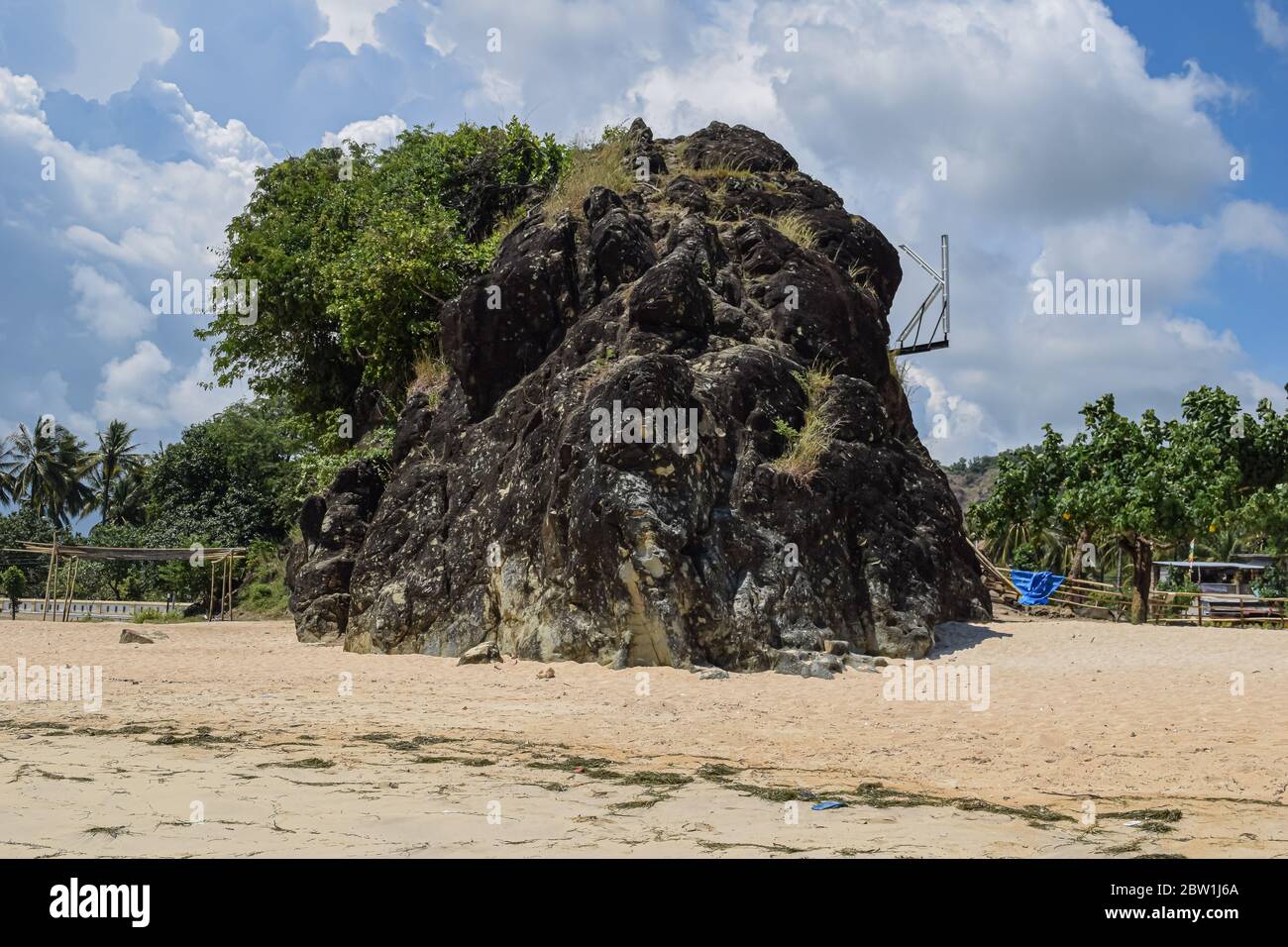 PANORAMIC LANDSCAPE, BEACH VIEW FROM BALI, INDONESIA, 2018 Stock Photo ...