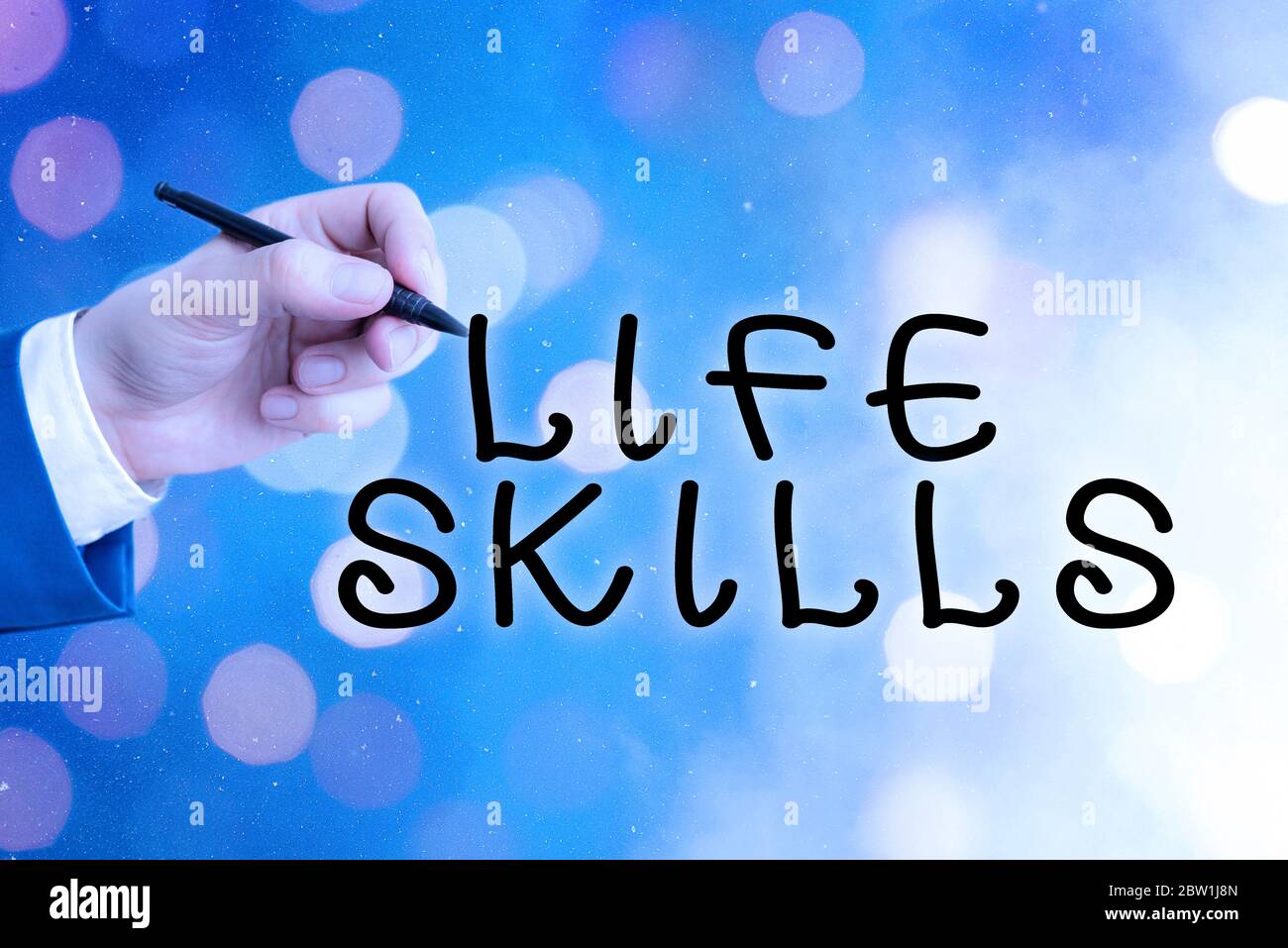 Conceptual hand writing showing Life Skills. Concept meaning skill that ...