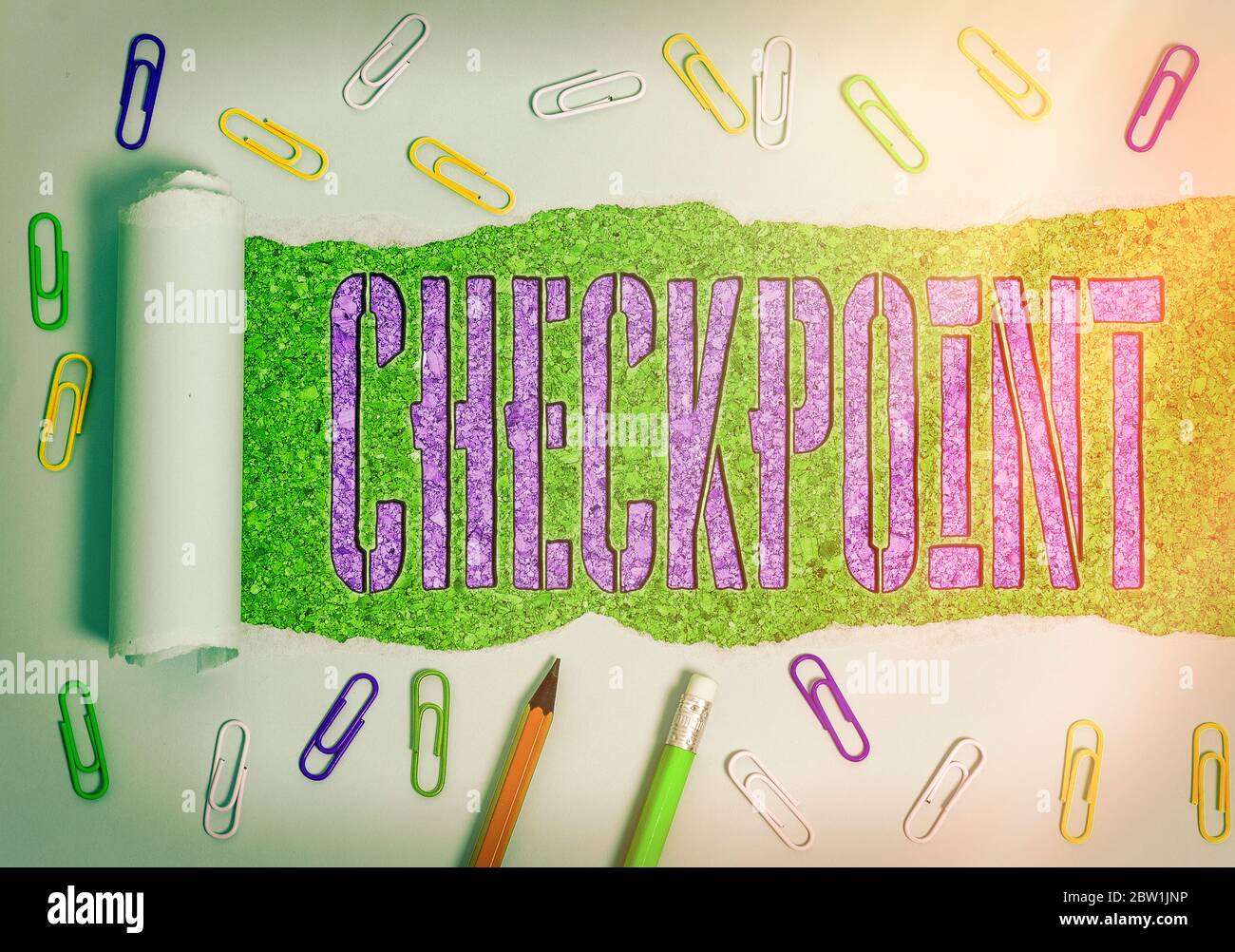 Conceptual hand writing showing Checkpoint. Concept meaning manned ...