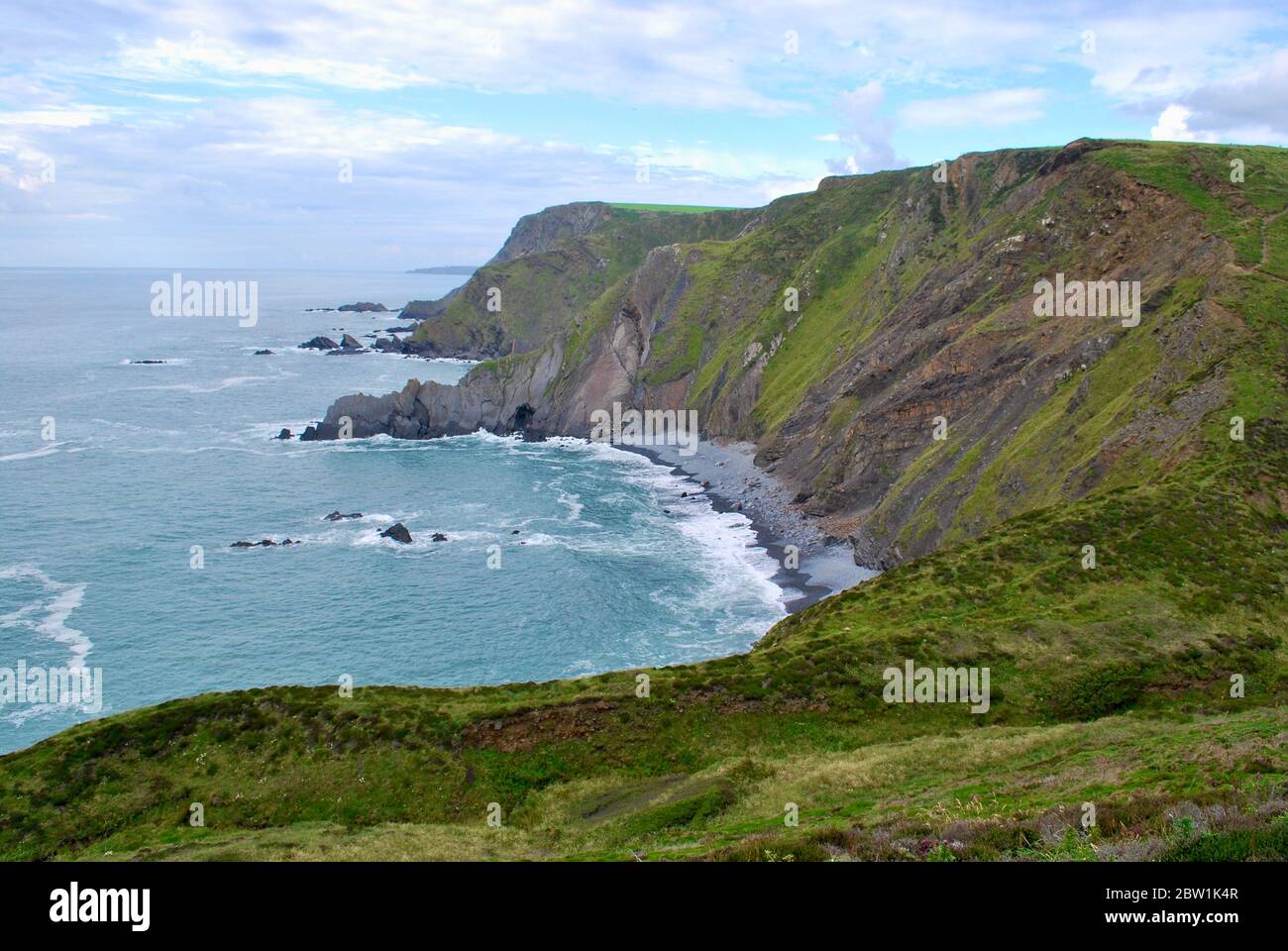 Sharpnose Point, Bude, Devon, England Stock Photo - Alamy