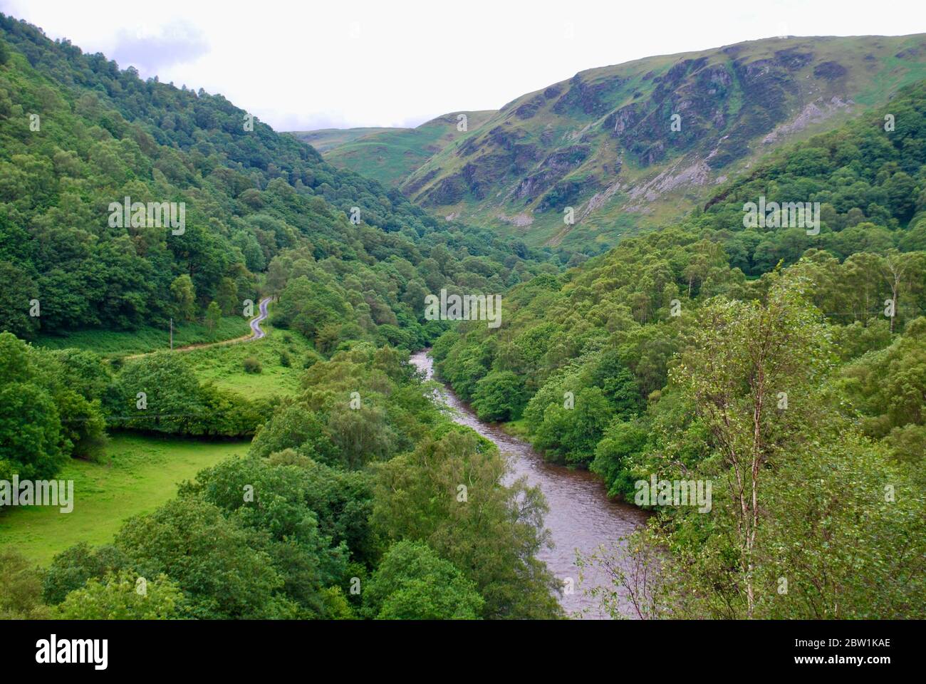 Ystradffin, Llandovery, Snowdonia, Wales, United Kingdom Stock Photo ...