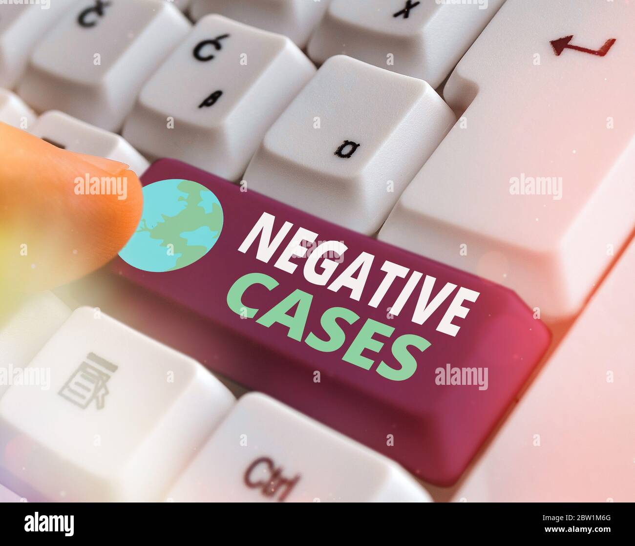 Conceptual hand writing showing Negative Cases. Concept meaning ...