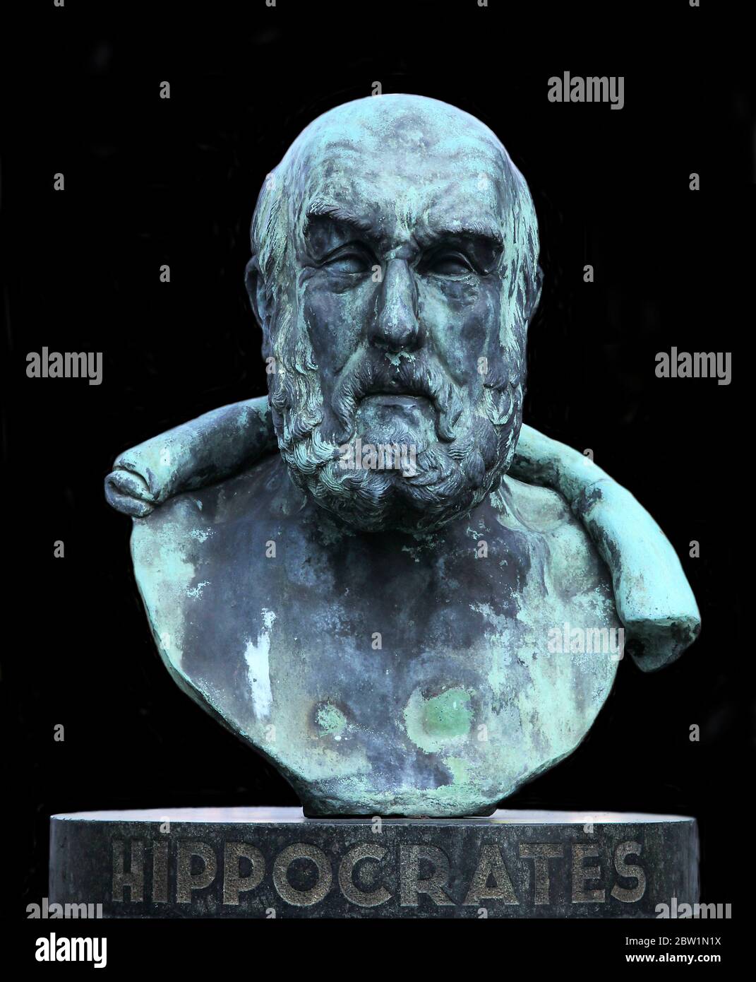 Hippocrates ancient greek physician considered hi-res stock photography ...