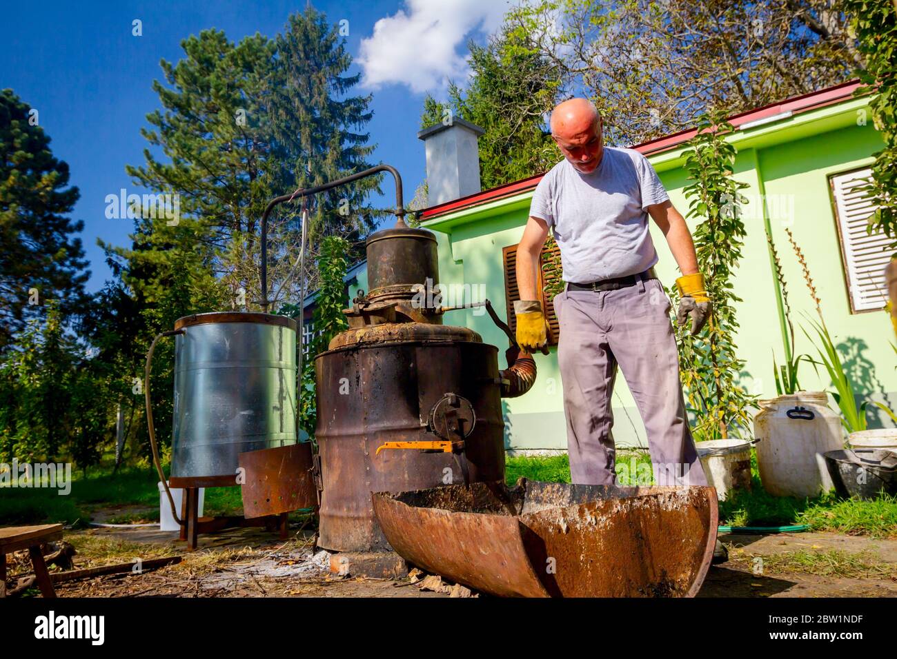 Man Turning Crank High Resolution Stock Photography and Images - Alamy