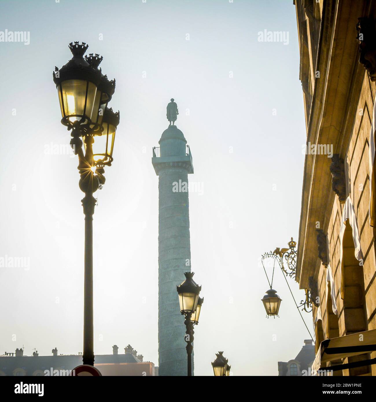 Vendome column, Place Vendome, Paris, France Stock Photo - Alamy