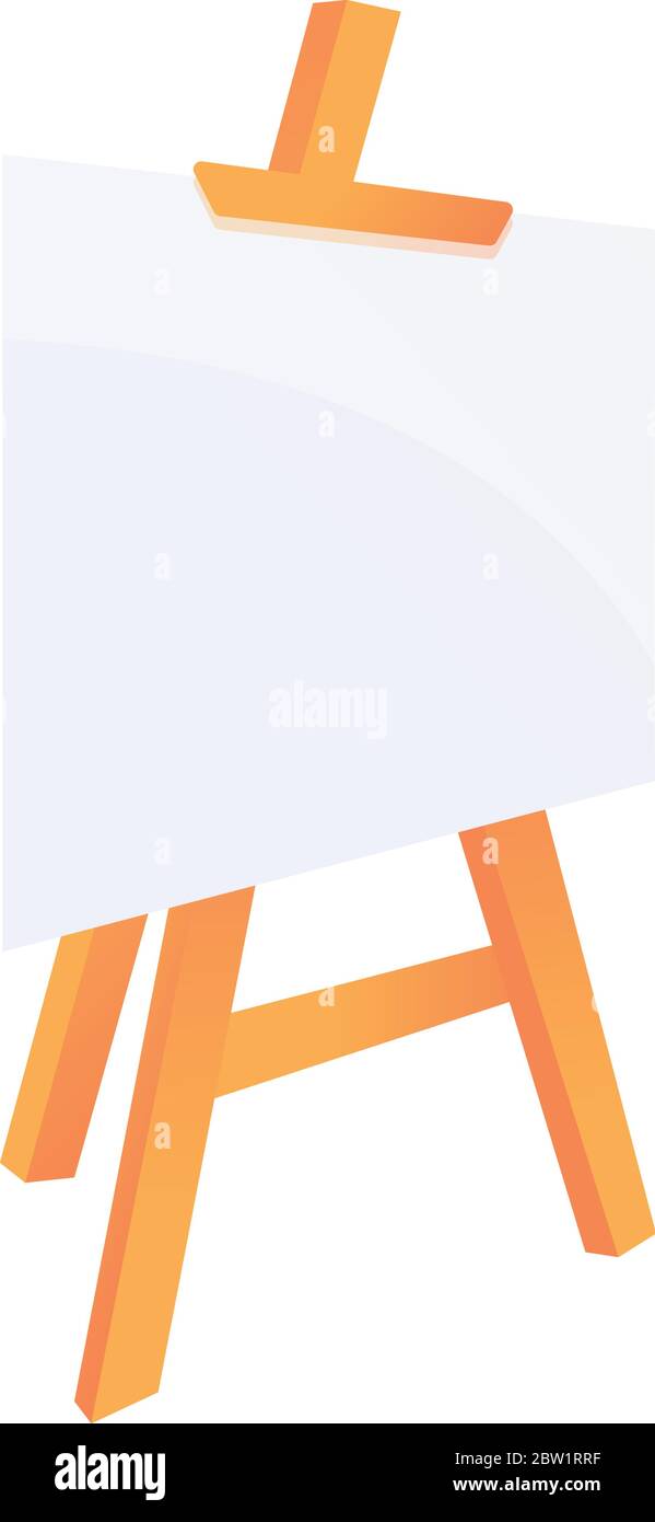 Poster easel icon. Cartoon of poster easel vector icon for web design ...