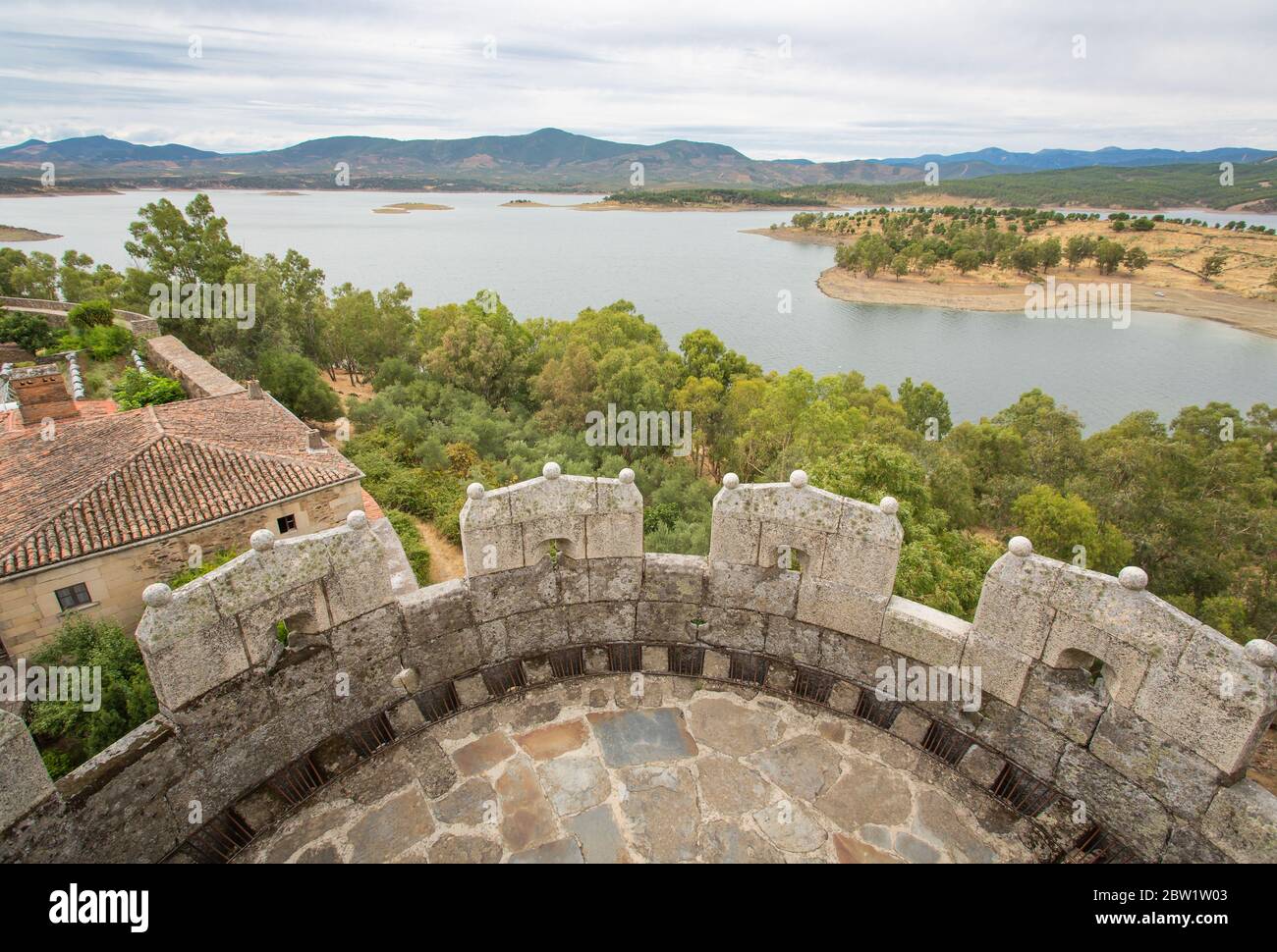 Granadilla, abandoned village reconstruction, next to the swamp of ...
