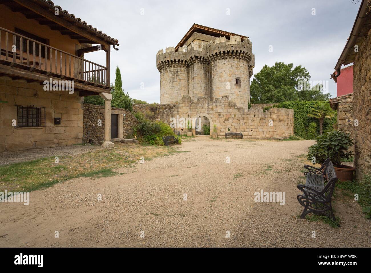 Granadilla, abandoned village reconstruction, next to the swamp of ...