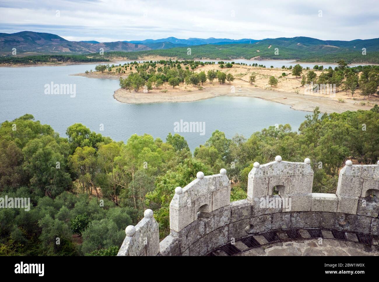 Granadilla, abandoned village reconstruction, next to the swamp of ...