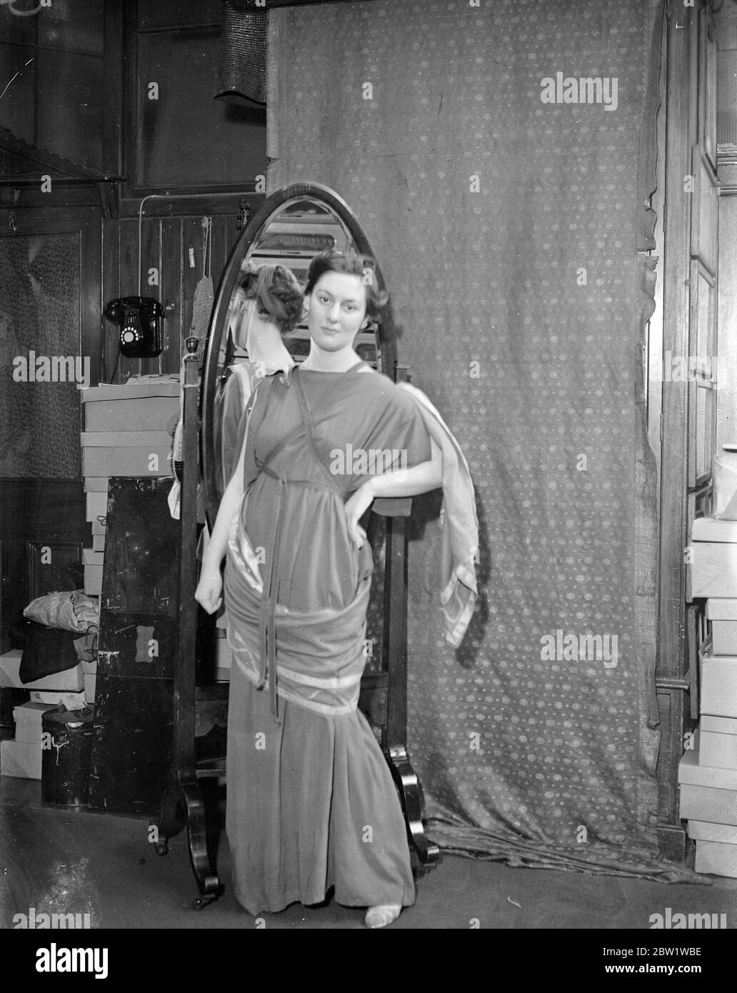 Adele Dixon as Lady Sneerwell for Coronation Ball. Miss Adele Dixon ...