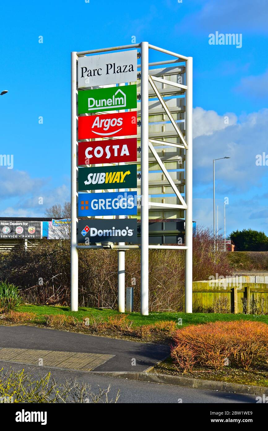 Parc Plaza is a small retail development on the outskirts of Bridgend ...