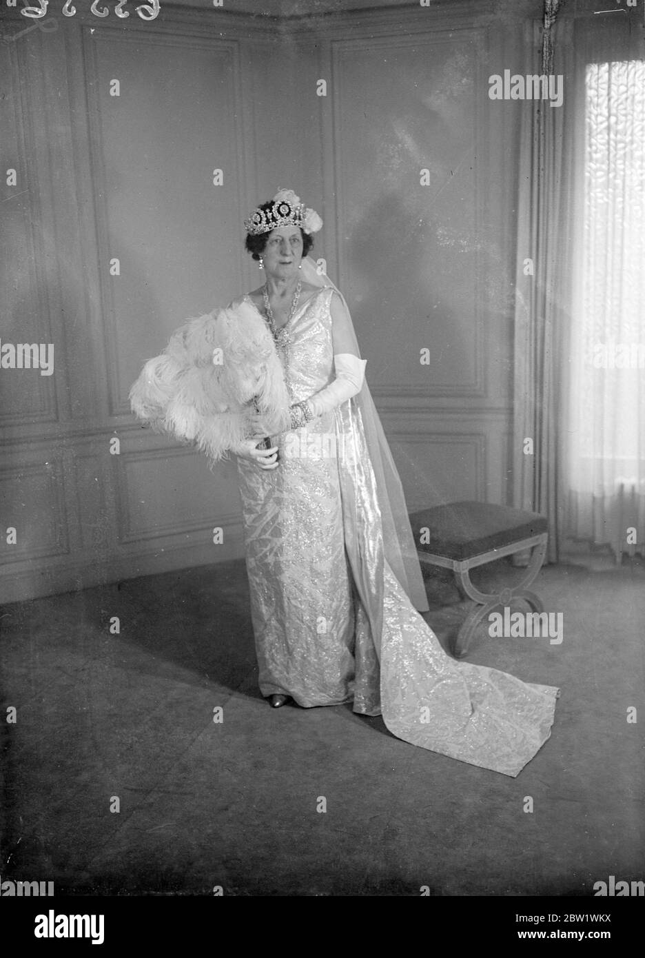 Lady Decies in her Coronation Robe. Lady Decies, wife of Lord Decies ...