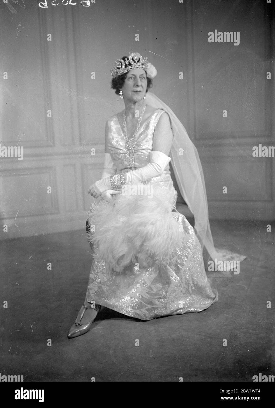 Lady Decies in her Coronation Robe. Lady Decies, wife of Lord Decies ...