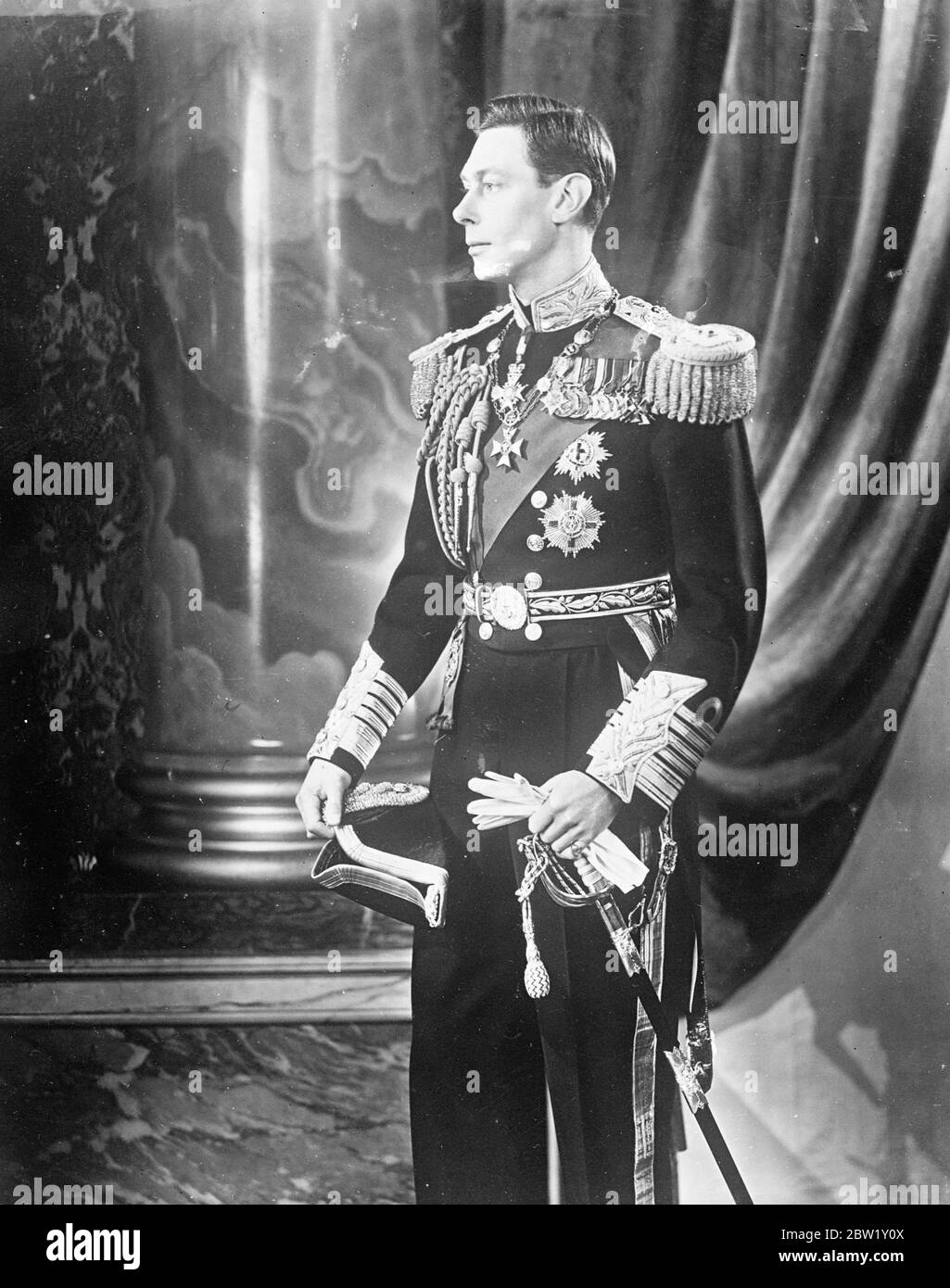 King George VI Stock Photo - Alamy