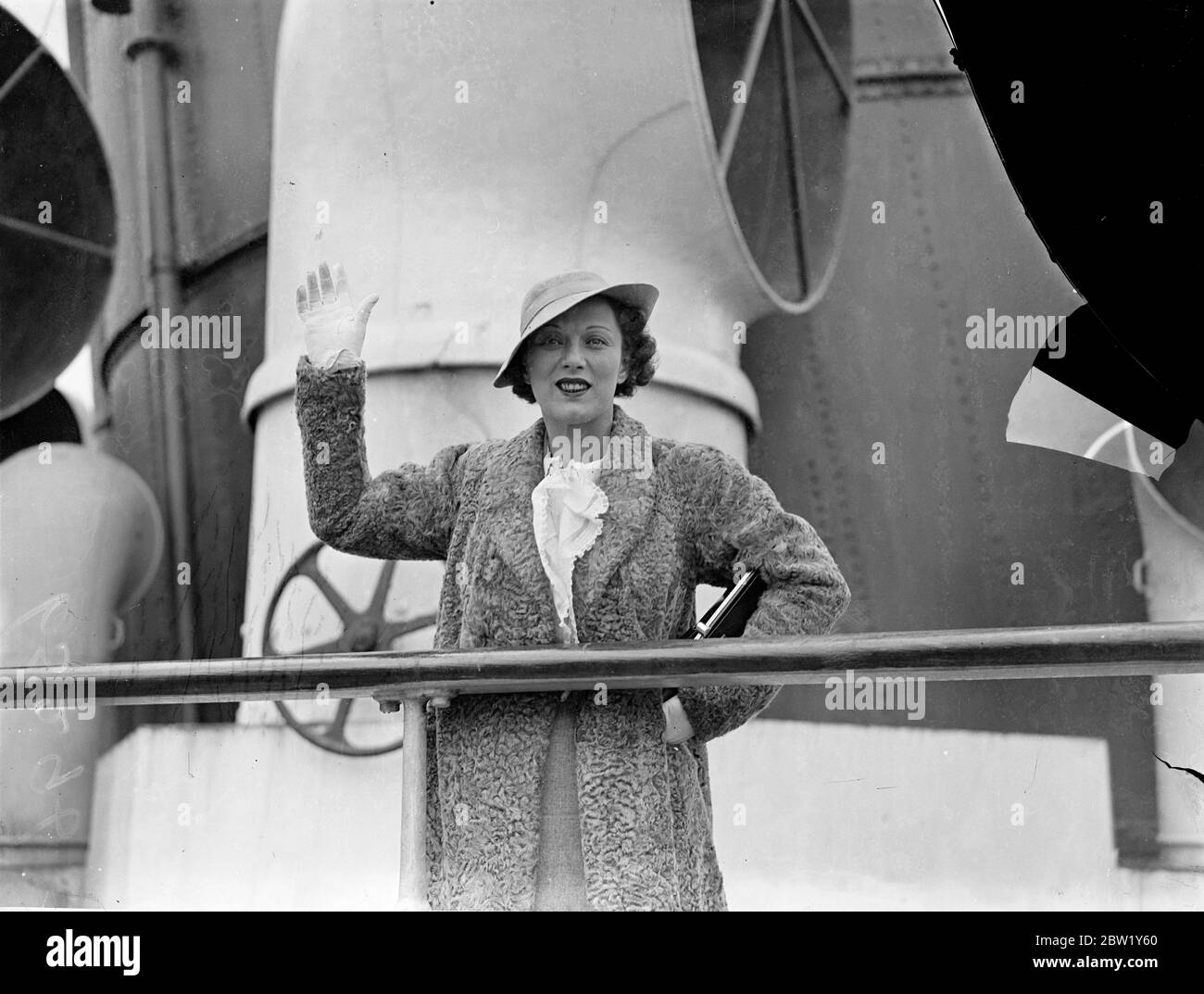 Mary Ellis arrives from New York. Mary Ellis, the actress, arrived at ...